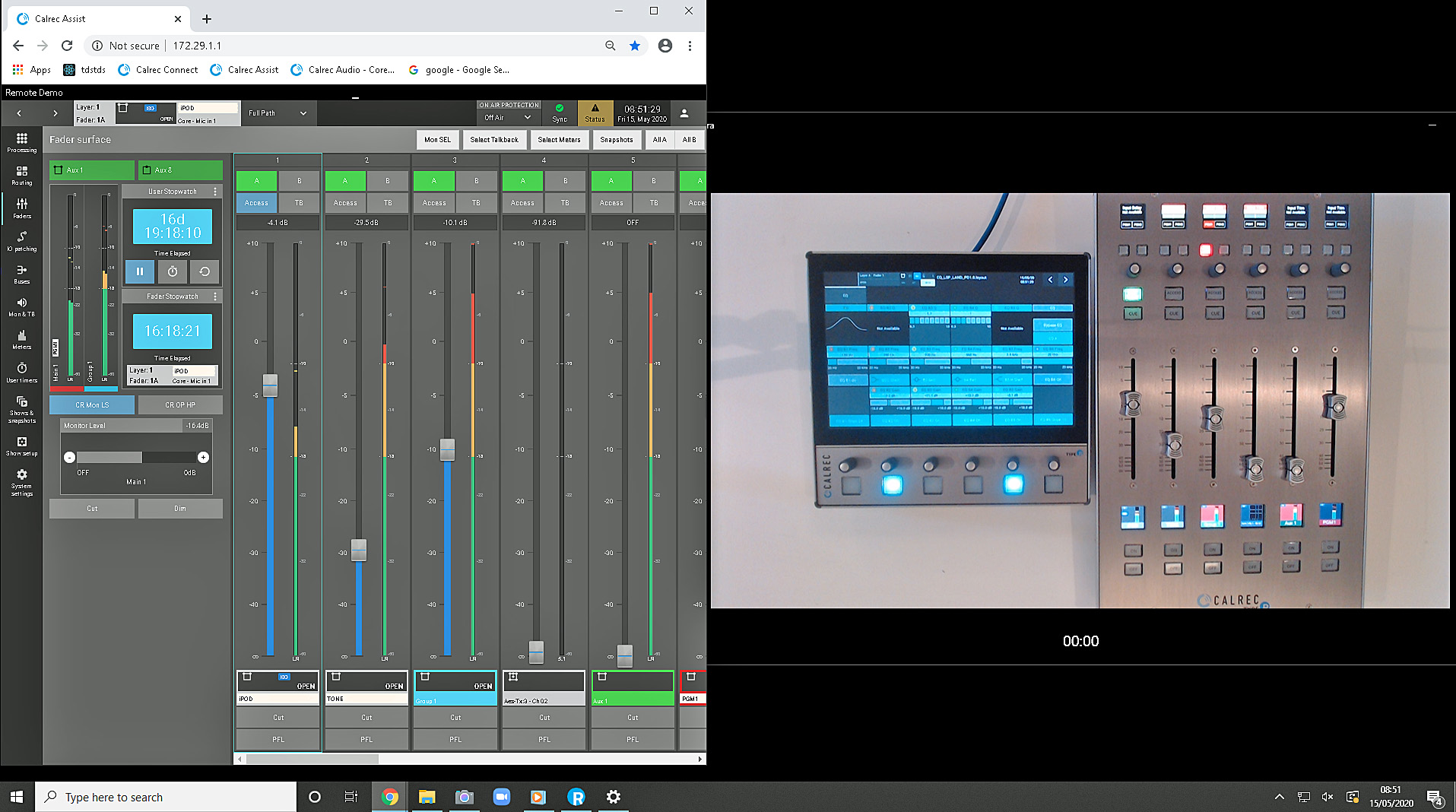 Calrec provides online demonstrations of Assist UI for virtual mixing ...