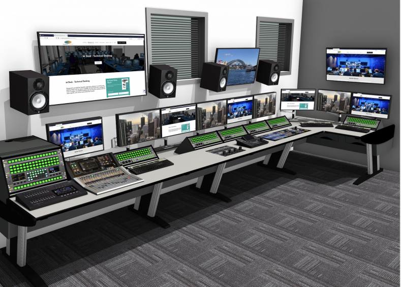 Custom Consoles Module-R Chosen Go On Air at Ealing Broadcast Centre ...