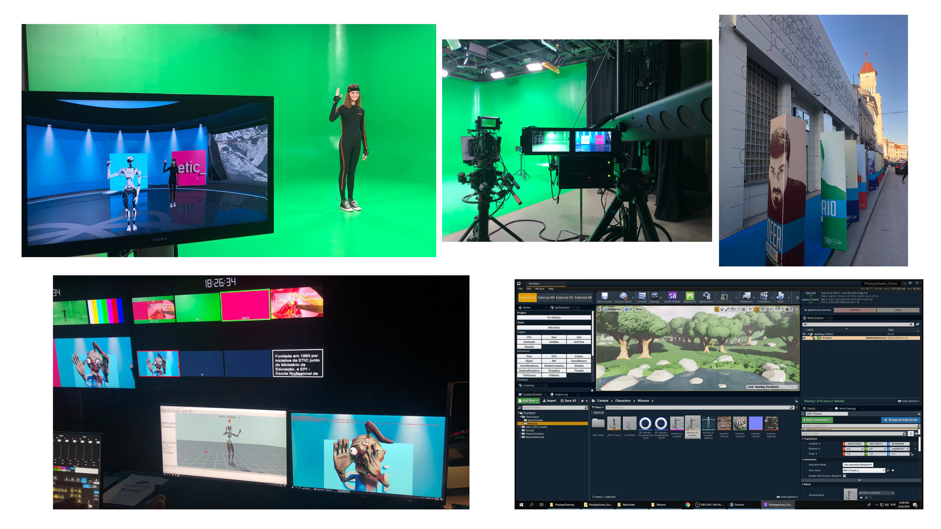 Virtual Set + AR + MoCap studio integrated by VANTeC - Digital Studio India