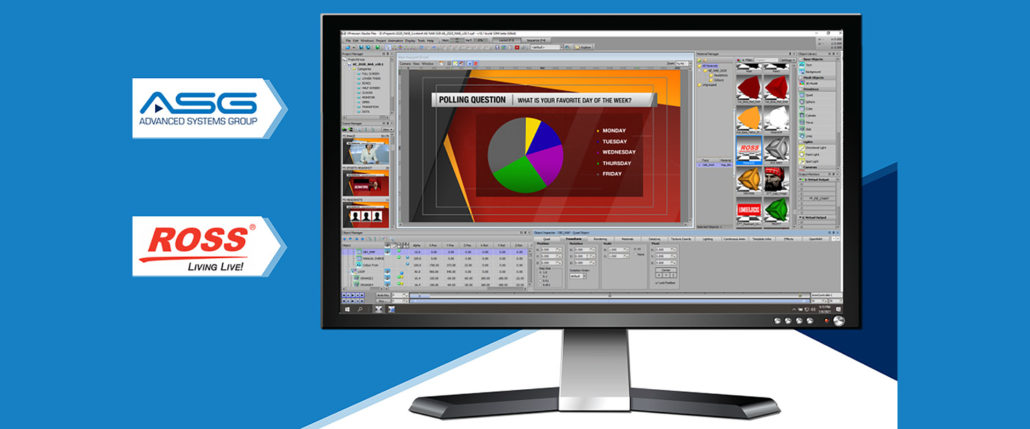 ASG PARTNERS WITH ROSS VIDEO FOR REAL-TIME GRAPHICS CREATION WITHIN ...