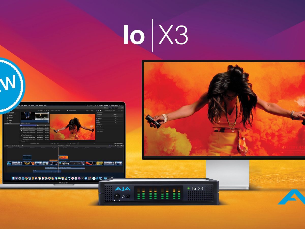 AJA Unveils Io X3 Thunderbolt 3 Video I/O Device - Digital Studio India