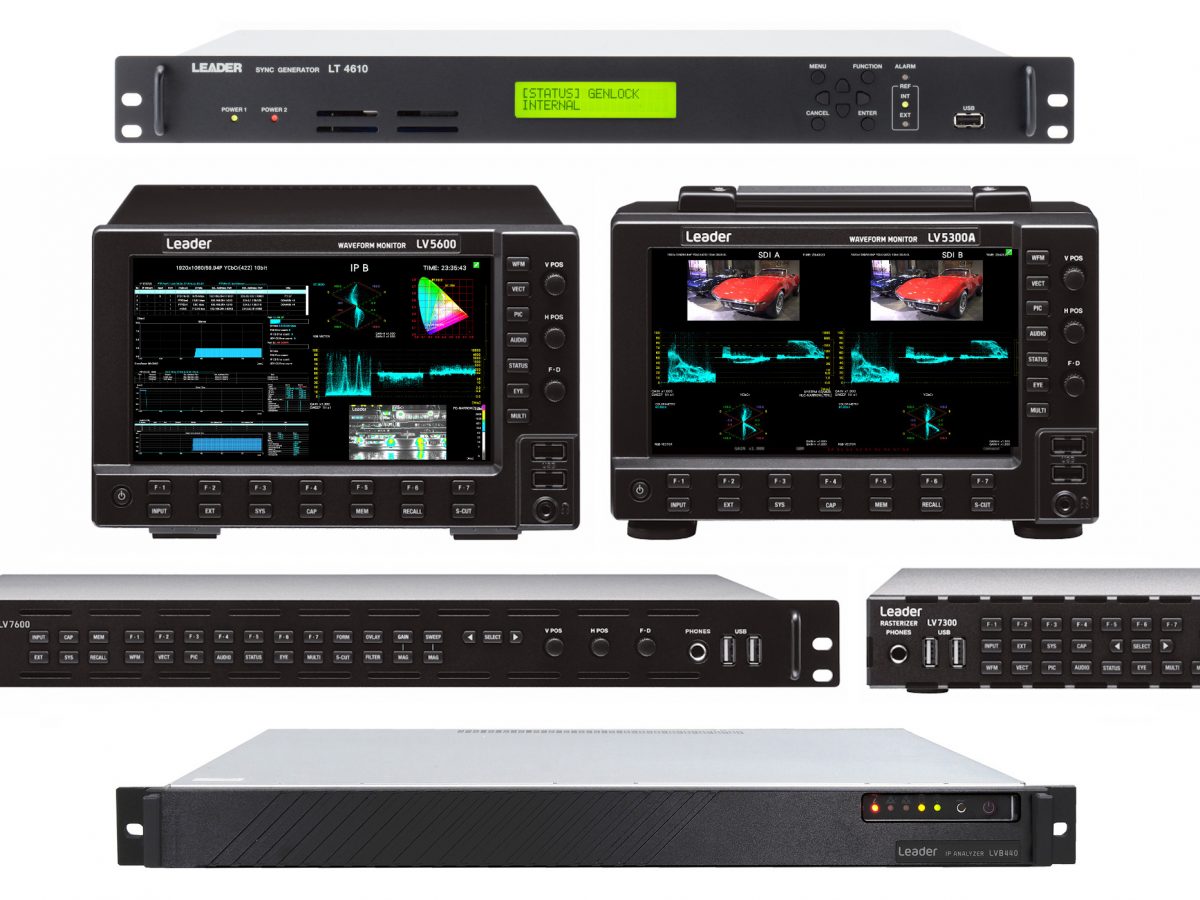 Leader Electronics Will Showcase latest SDI and IP Test & Measurement ...