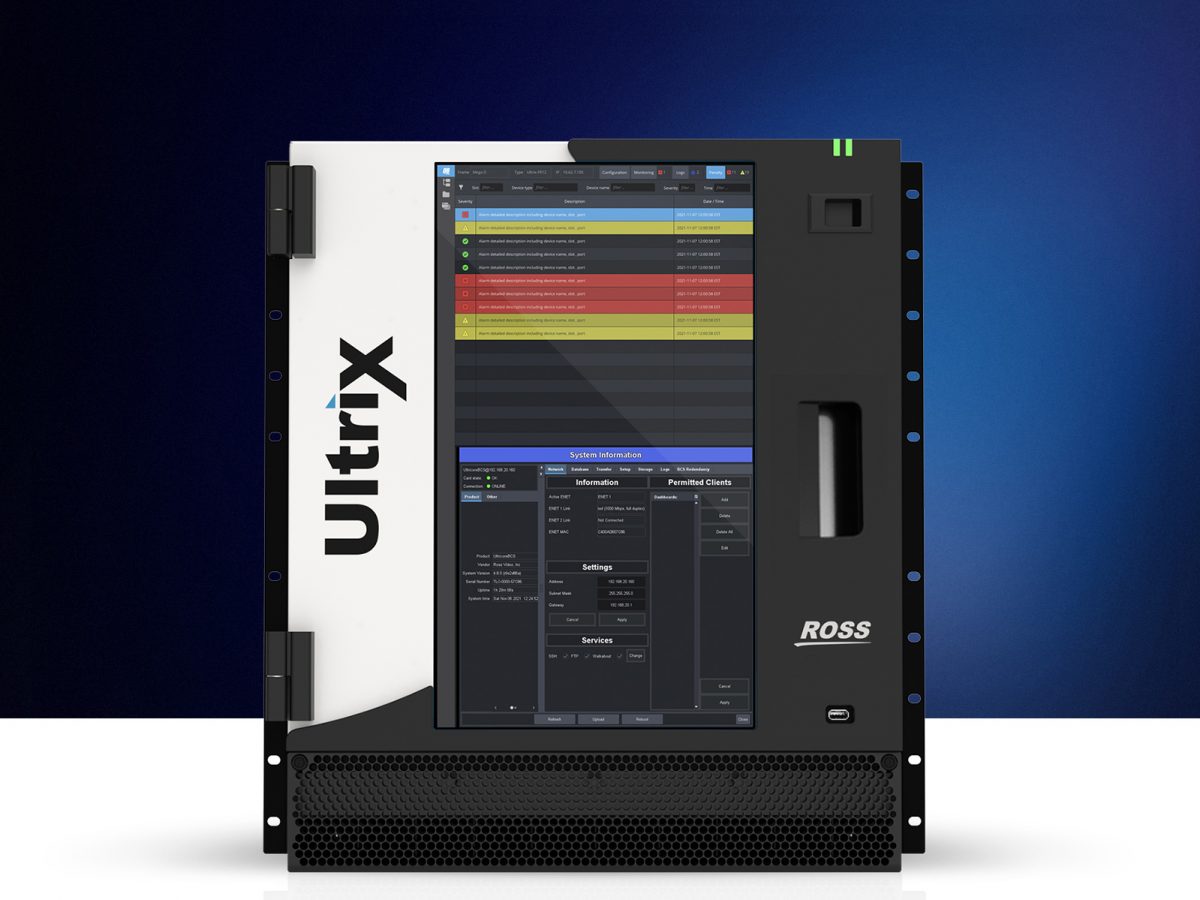 Ross Video Launches Game-Changing Ultrix Fr12 Router - Digital Studio India