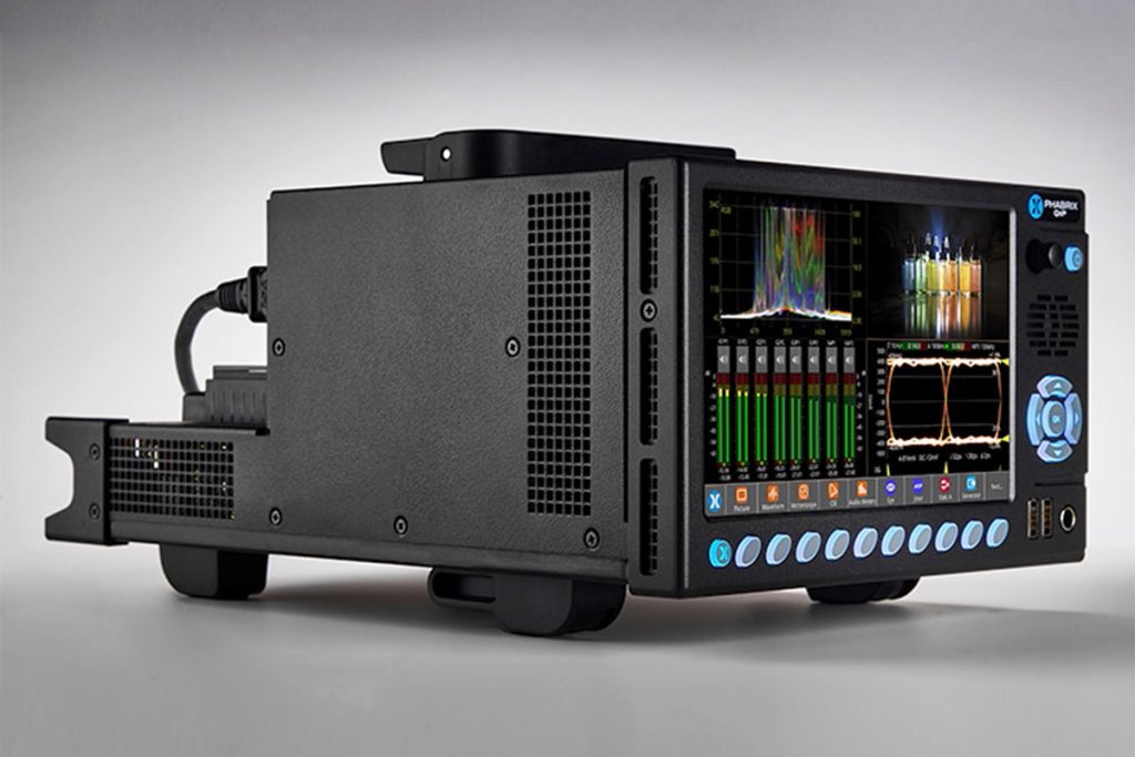 Demo Of New QxP Portable Waveform Monitor At The Media Production ...