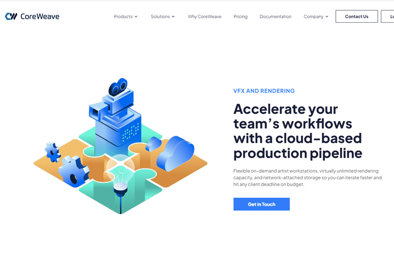 CoreWeave Integrates with Conductor Cloud-Based Rendering Service ...