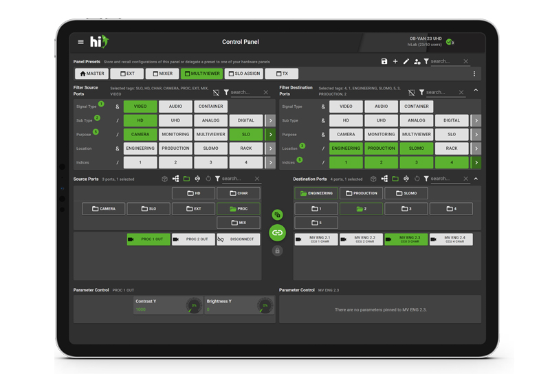 hi human interface to Showcase Intuitive AV Control Software with Grass Valley Integration ...