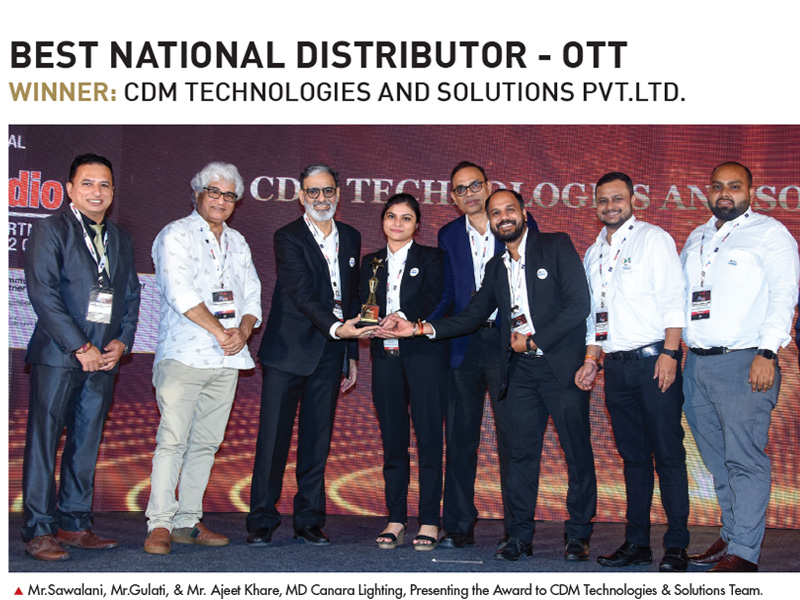 Best National Distributor -OTT-Winner 2022, Digital Studio India Awards - Digital Studio India