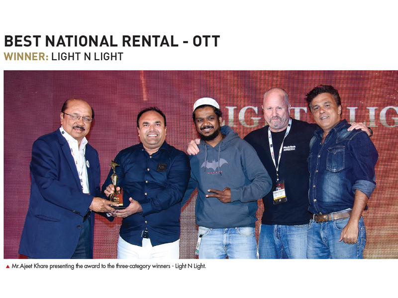 Best National Rental - OTT -Winner 2022, Digital Studio India Awards - Digital Studio India