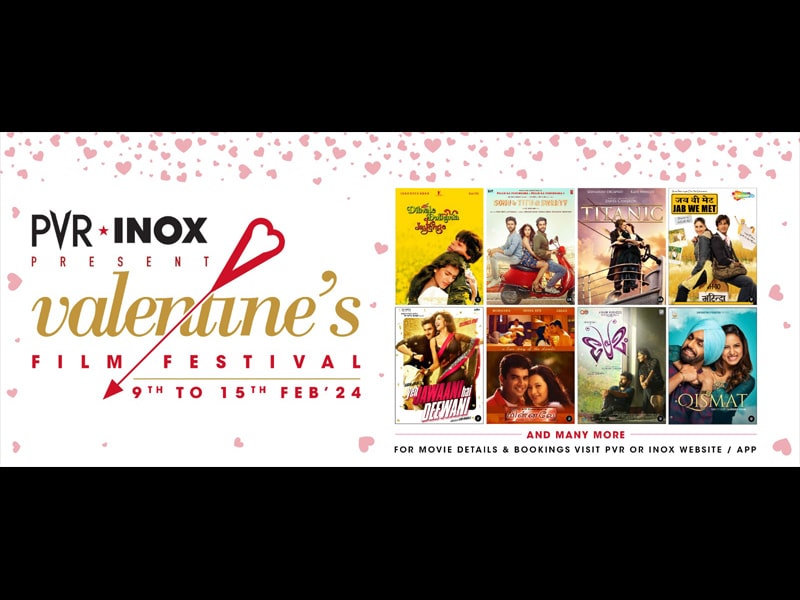 PVR INOX Unveils Valentine's Film Festival for Romantic Movie Buffs ...