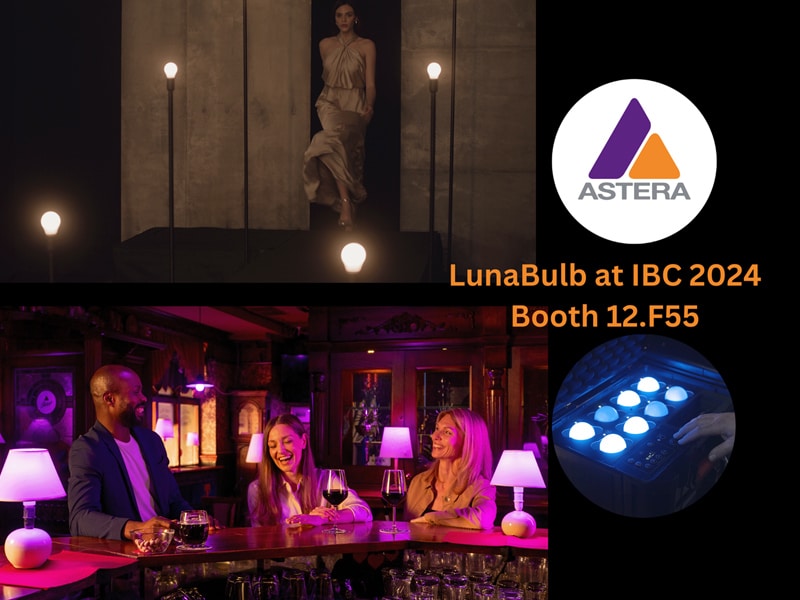 Astera to Showcase LED Lighting Innovations at IBC 2024 - Digital Studio India
