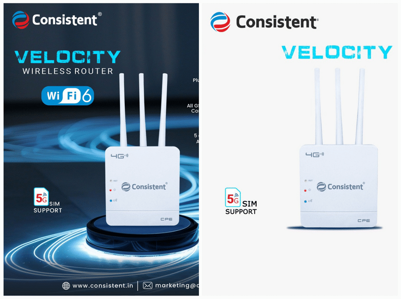 Consistent Launches New Velocity WiFi Router (2.4 GHz band) To Provide ...