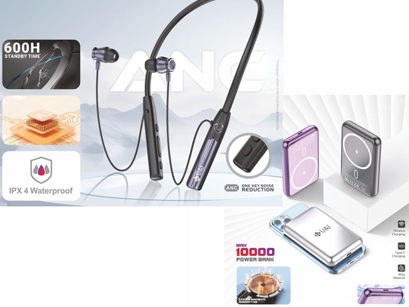 U&i Unveils New Tech Accessories Including Neckband, TWS, Powerbank ...