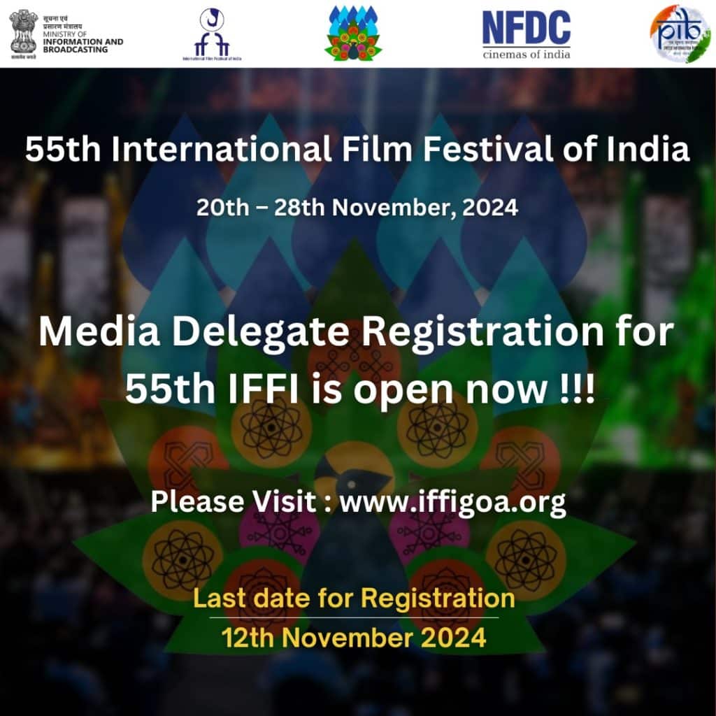 55th International Film Festival of India (IFFI) Opens Media Delegate ...