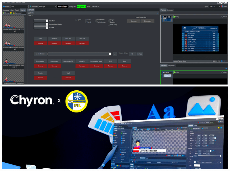 Chyron Partners Successfully with FIL as Official Live Graphics ...