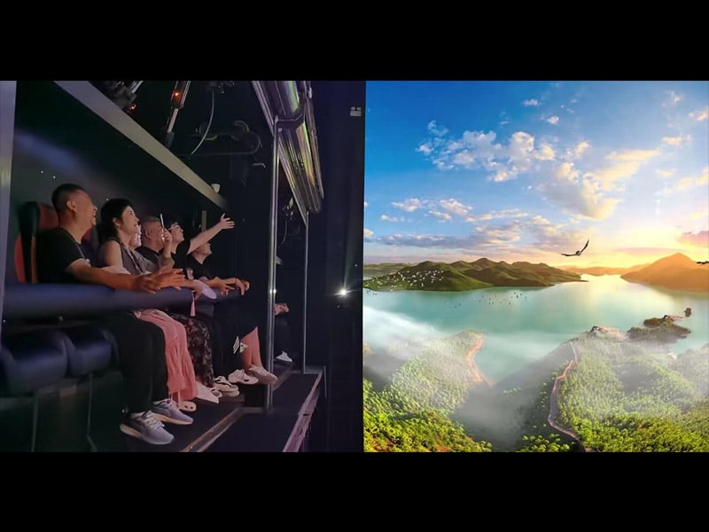 Christie 4K10-HS Projectors Power Immersive "Flyover Hebei" 5D Dome Experience - Digital Studio ...