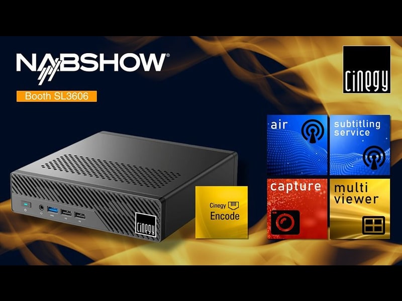 Groundbreaking Cinegy Encode 1000 and AI Subtitling Innovations to be Showcased at NAB Show 2025 ...
