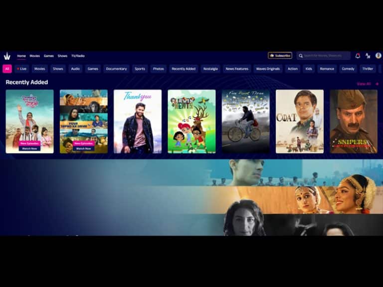 WAVES OTT Platform: Family-Friendly Entertainment Launched by Prasar Bharati
