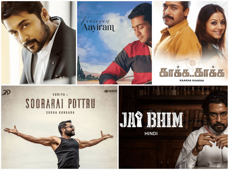 Suriya At 50: Top Six Best Must-Watch Movies