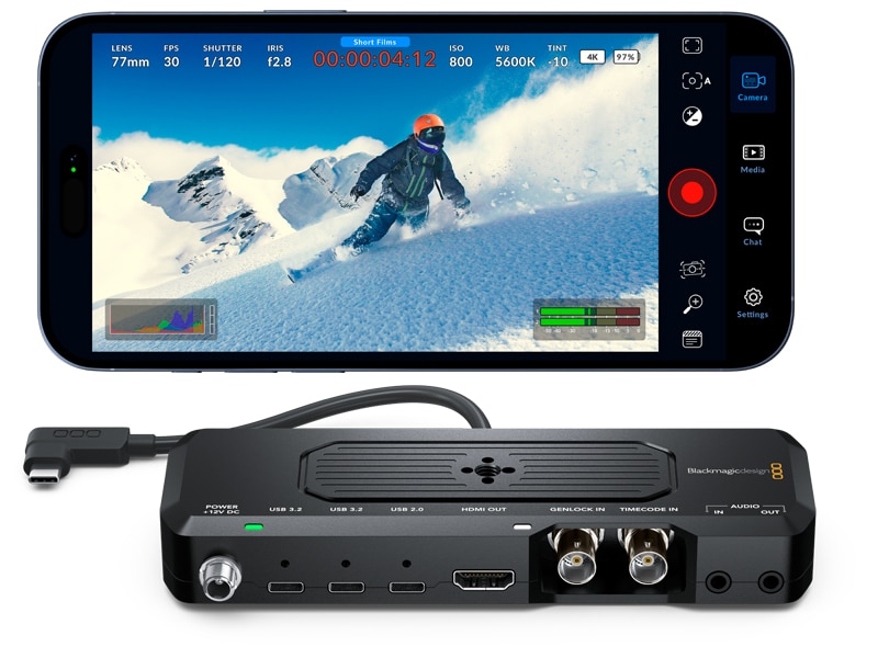 Blackmagic Camera ProDock: Transform iPhone 17 Pro into a Professional ...