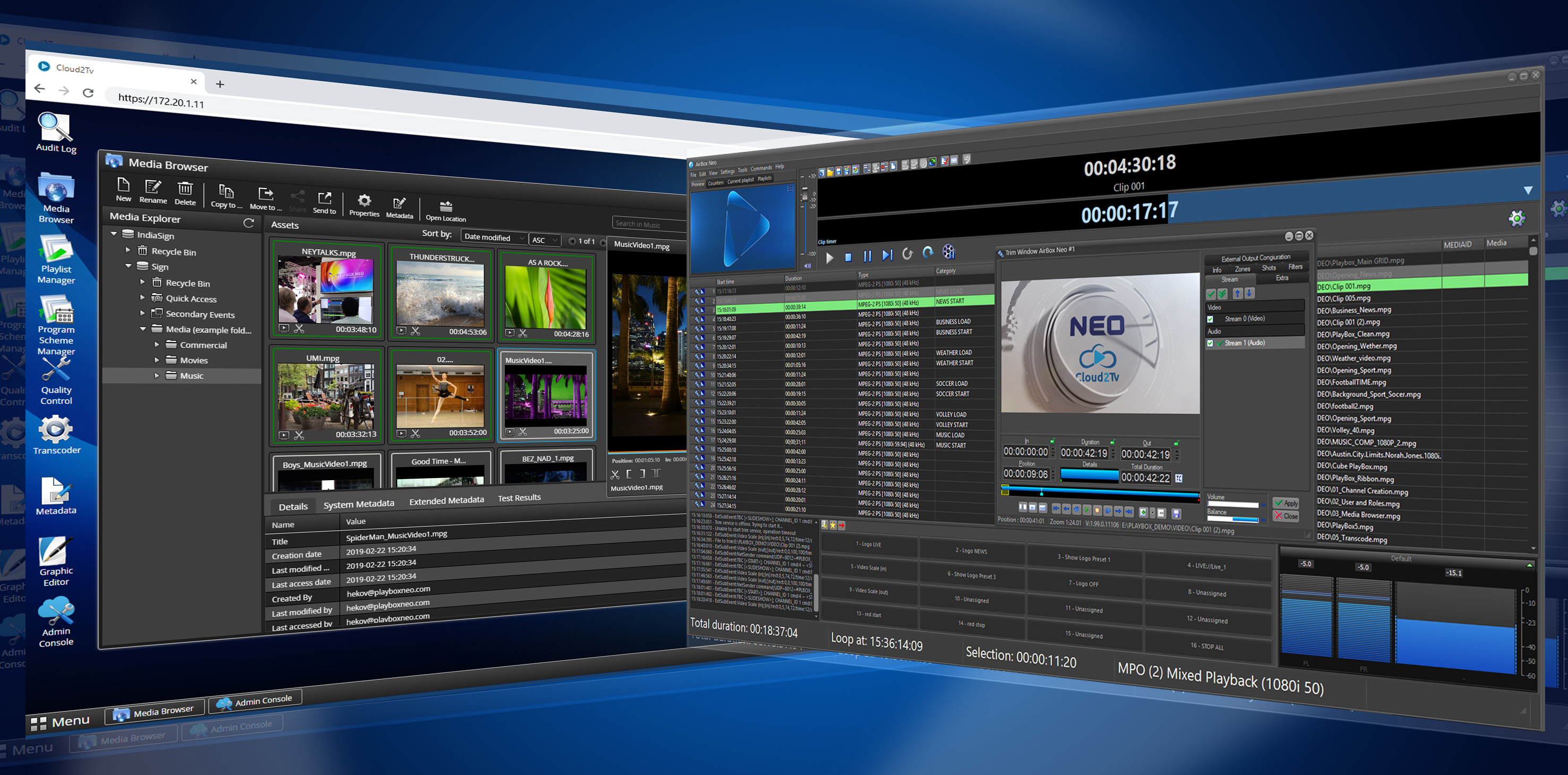PlayBox Neo to demonstrate Cloud2TV and Channel-in-a-Box media playout ...