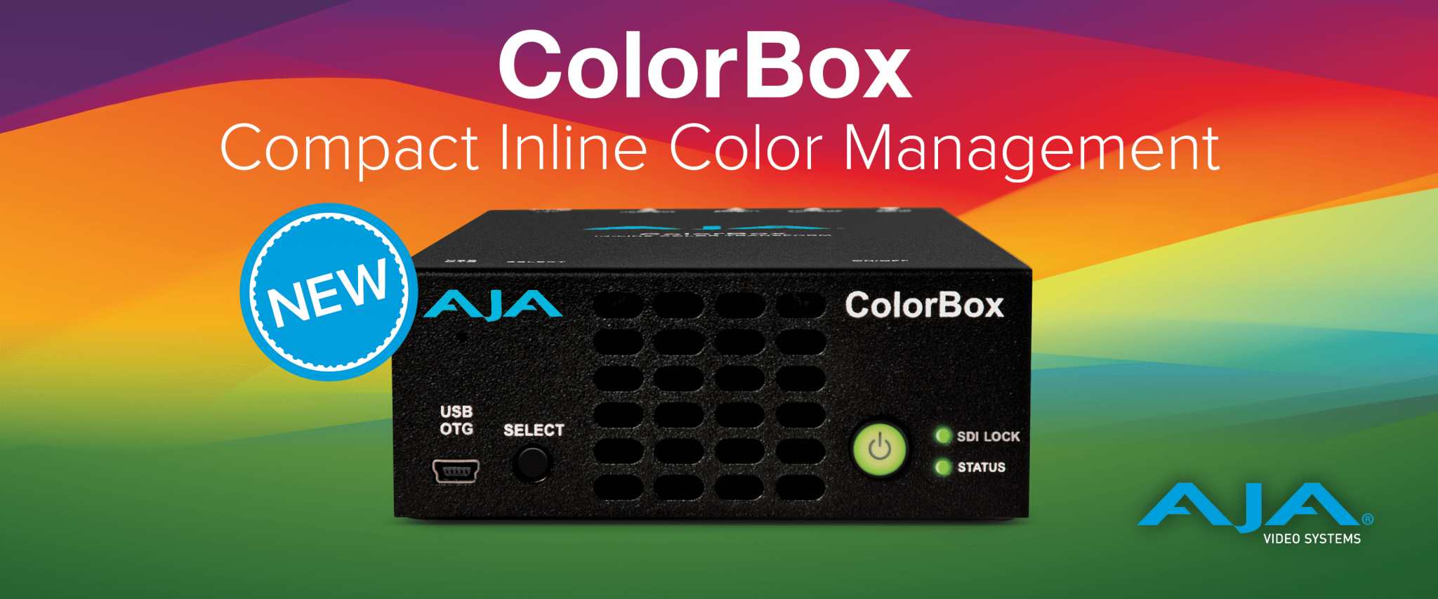 AJA Unveils ColorBox for Color-Accurate Broadcast, Production and Post ...