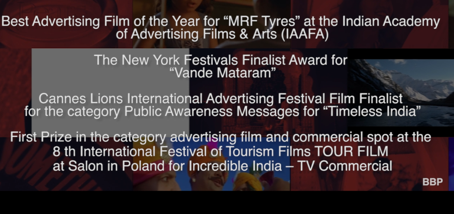 Bharat Bala reimagined India through Cinema giving us iconic videos and that speaks to our ...